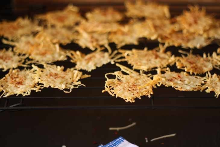 Parmesan Red Pepper Crisps