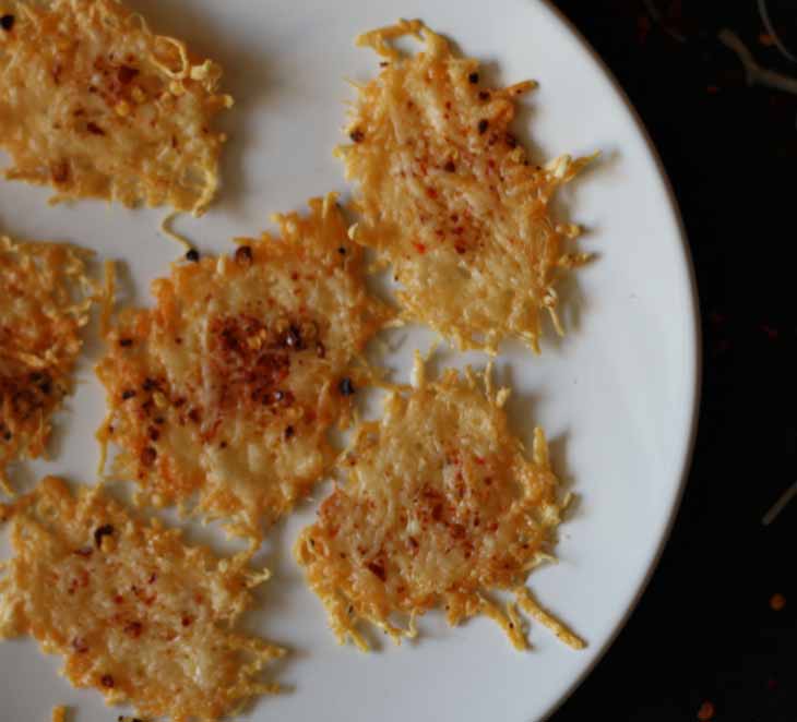 Parmesan Red Pepper Crisps