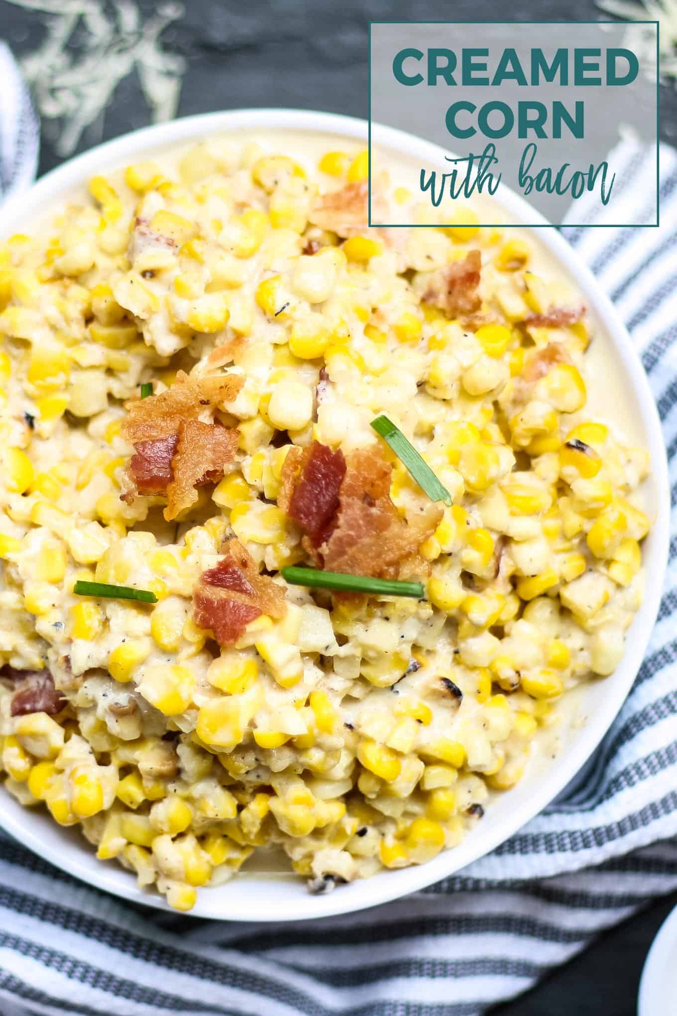 Creamed Corn with Bacon » The Thirsty Feast by honey and birch