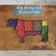 DIY String Art for your Kitchen