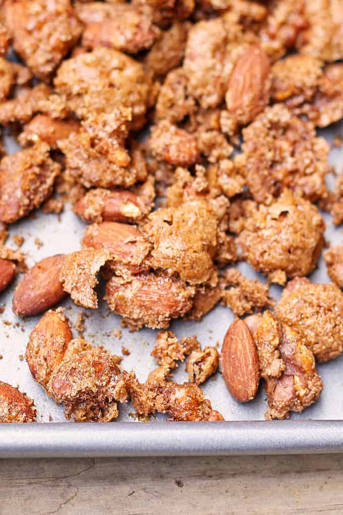 Pumpkin Pie Spiced Nuts - the Perfect Fall Snack - Honey and Birch