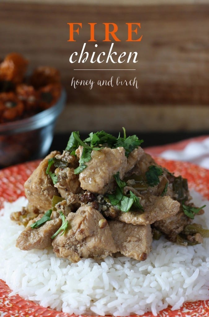 Fire Chicken Recipe with Szechuan and Habaneros