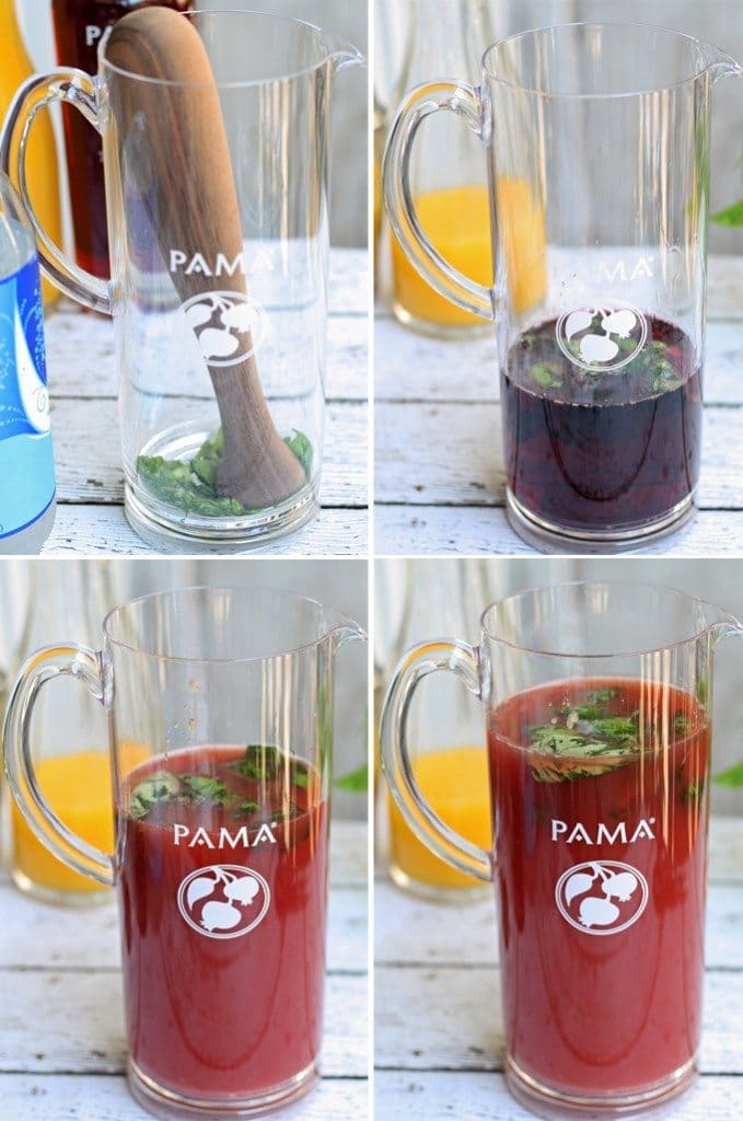 PAMA Sunrise Punch - Perfect Cocktail for Brunch