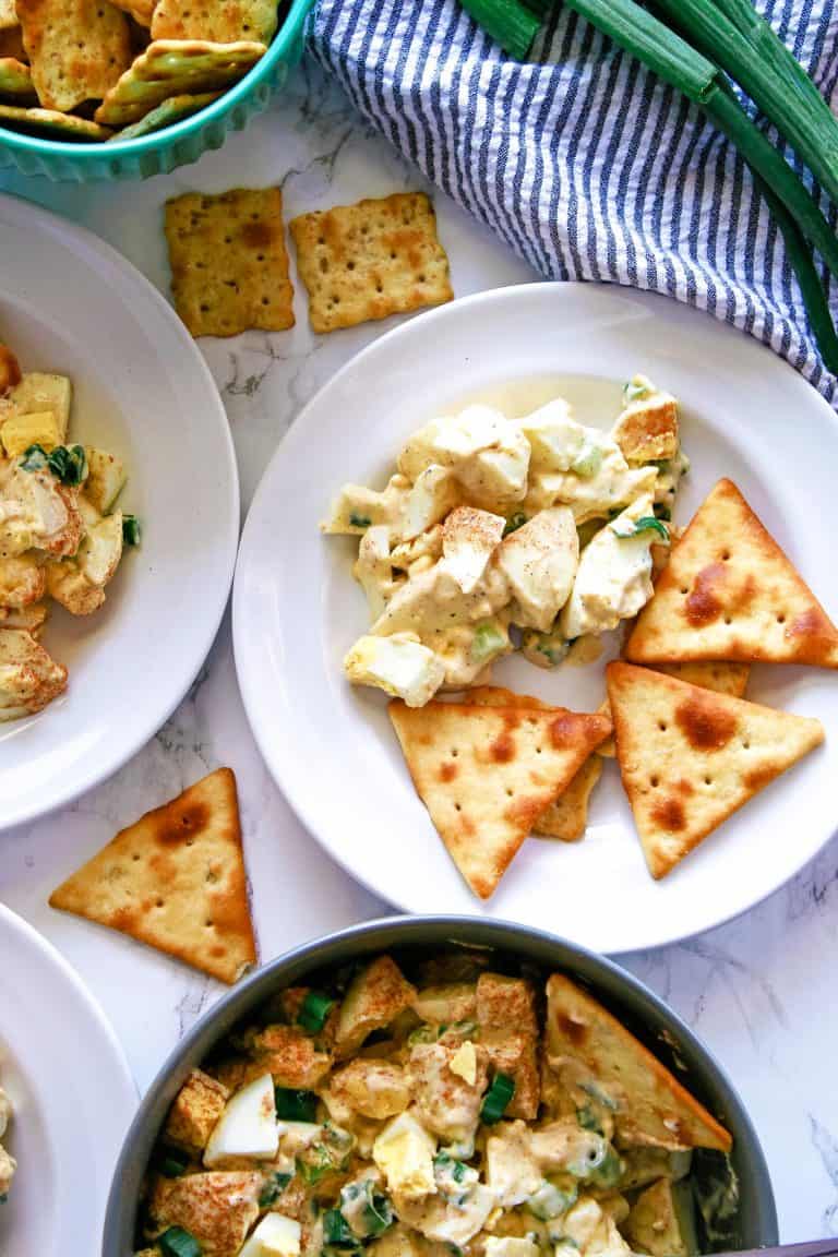 Deviled Egg Dip » The Thirsty Feast by honey and birch