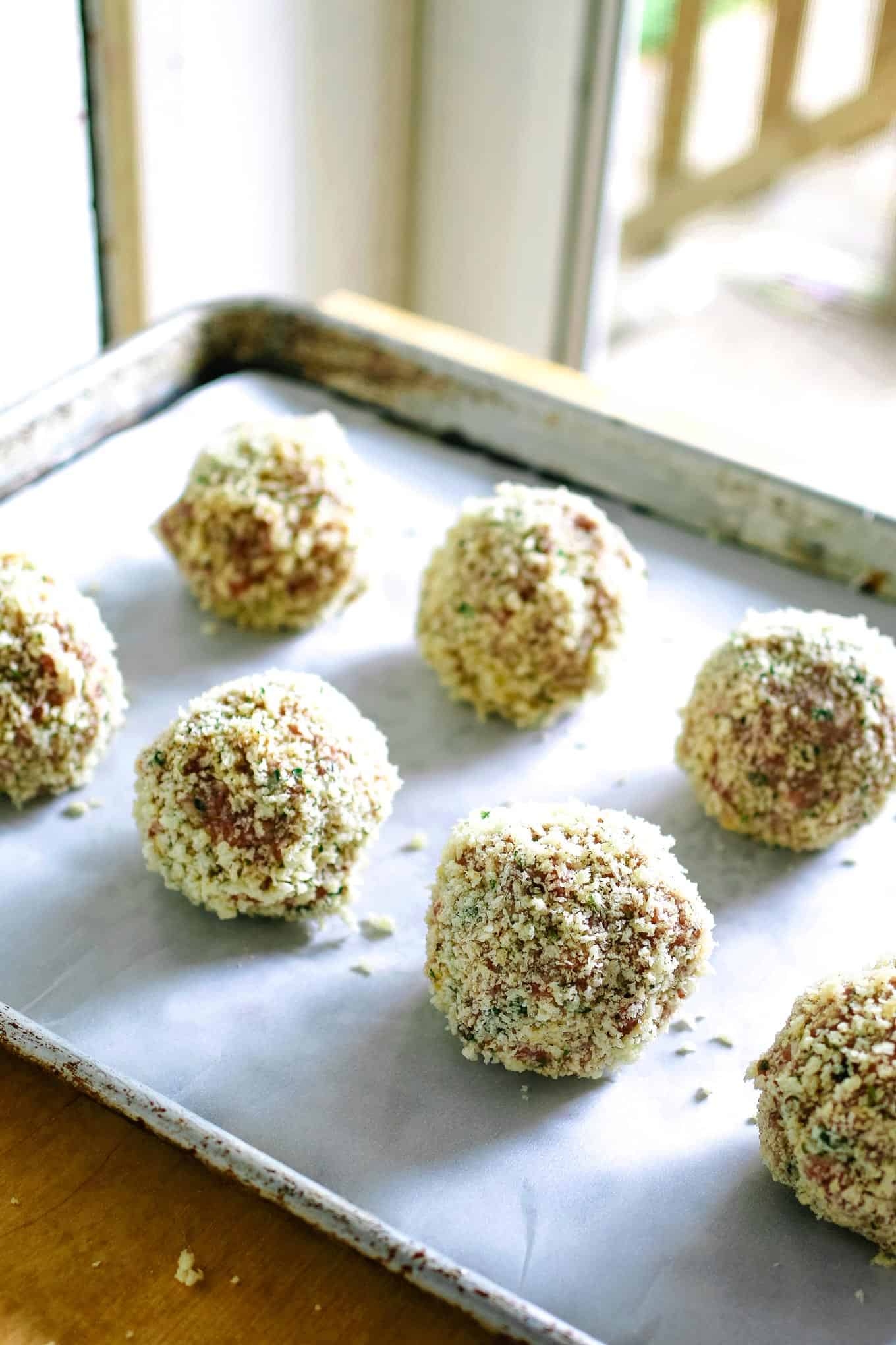 Baked Scotch Eggs Recipe (Step by Step Photos) » The Thirsty Feast by ...