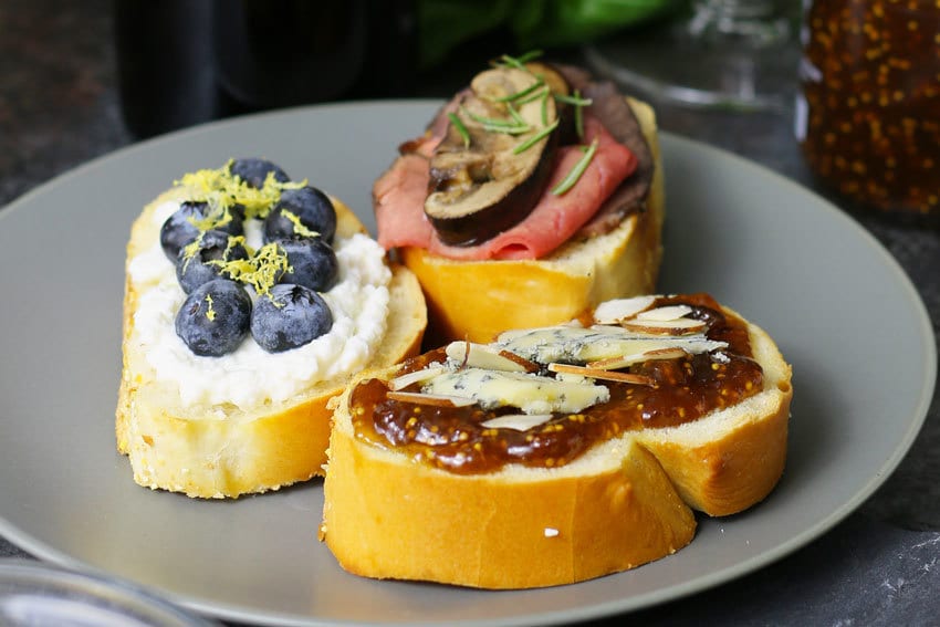 Holiday Crostini Bar - 12 3-Ingredient Crostini Recipes