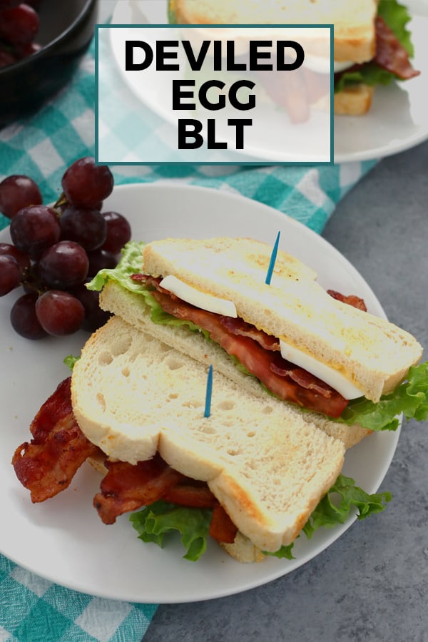Deviled Egg BLT Sandwich - Perfect for Lunch - Honey and Birch