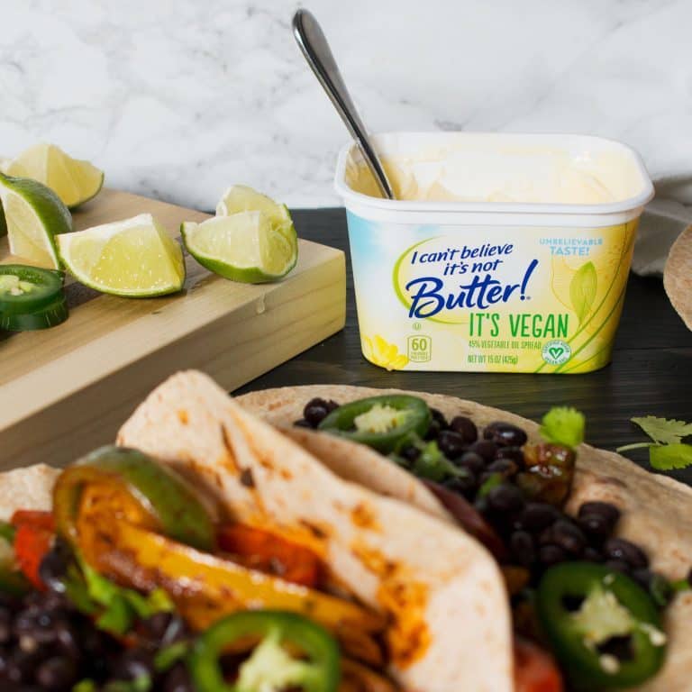 Vegan For A Day and Vegan Black Bean Fajitas Recipe » The Thirsty Feast