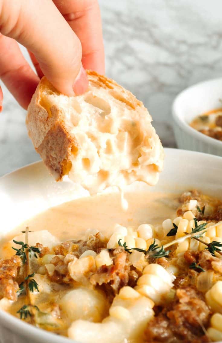 Easy Spicy Sausage Corn Chowder Recipe
