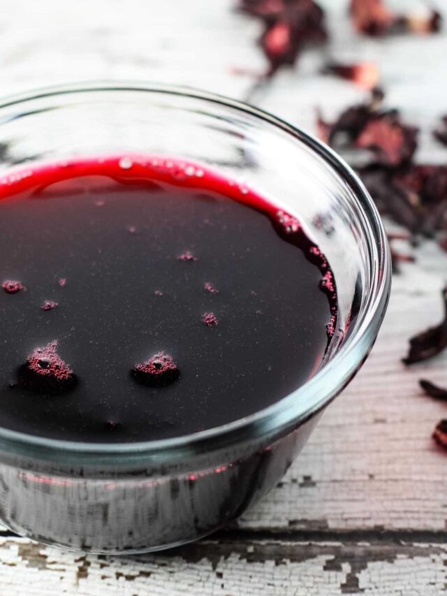 Homemade Hibiscus Simple Syrup » The Thirsty Feast