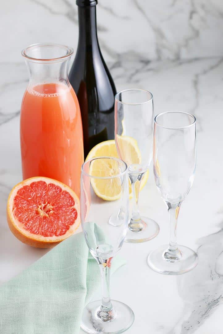 Grapefruit Mimosa » The Thirsty Feast by honey and birch