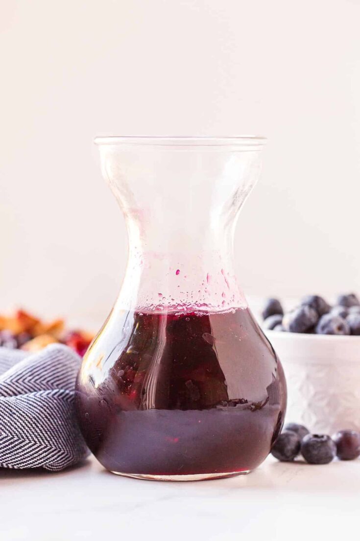 Delicious Blueberry Syrup Recipe » The Thirsty Feast by honey and birch